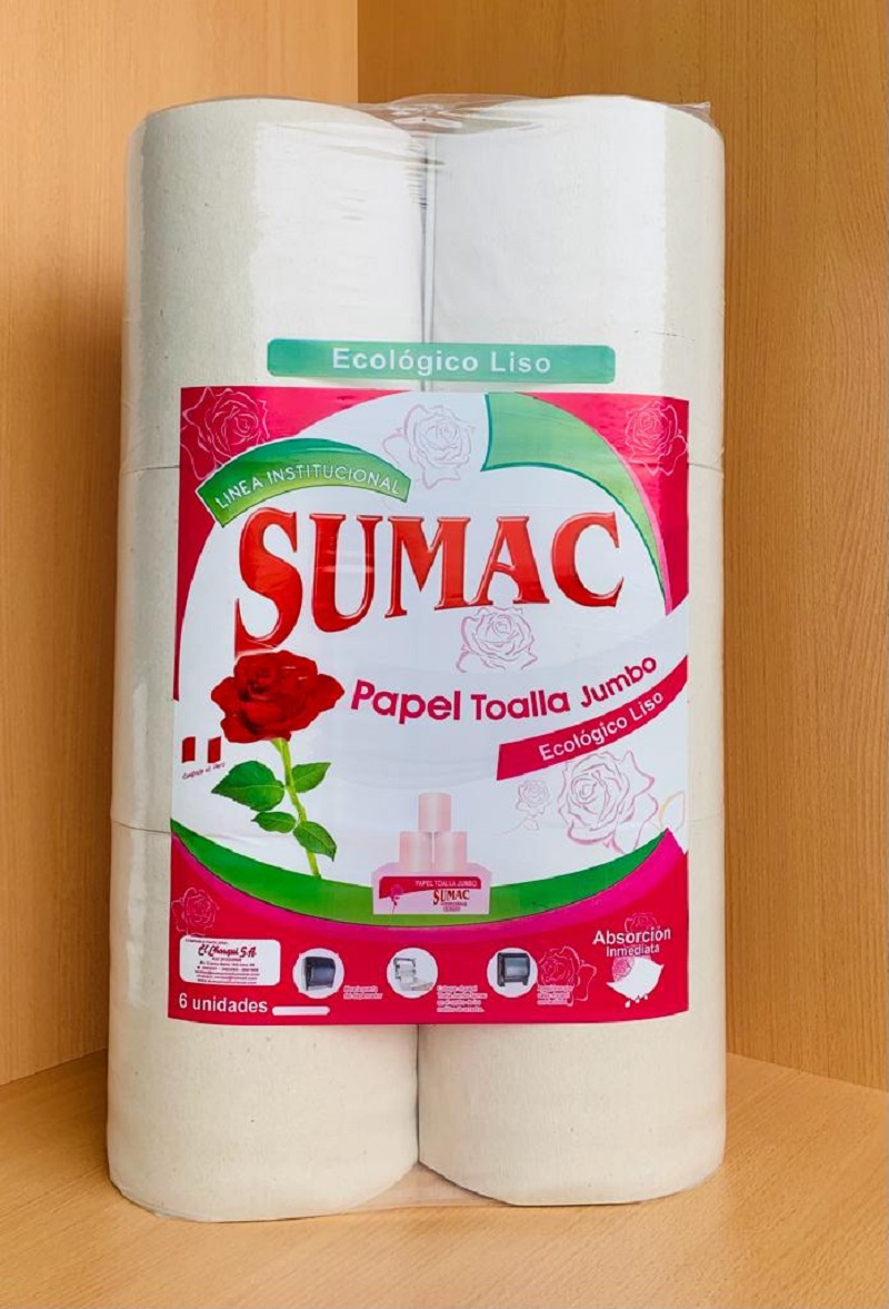 Papel toalla gofrado ecologico x 6 unidades – papermaxperu